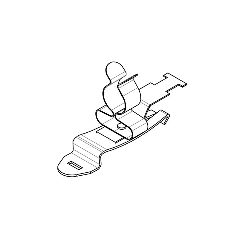 Icotek 37622 - SFZ-M/MSKL 8-18 mm EMC schermklem voor 35mm DIN-rails(H ...