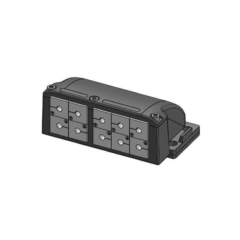 Icotek 42320 - KEL-FG-A10 90° kabelinvoer, 2d, 2xrij, zwart - CC ...