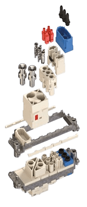 ILME MIXO: modulaire connectoren op maat voor stroom, data en pneumatiek